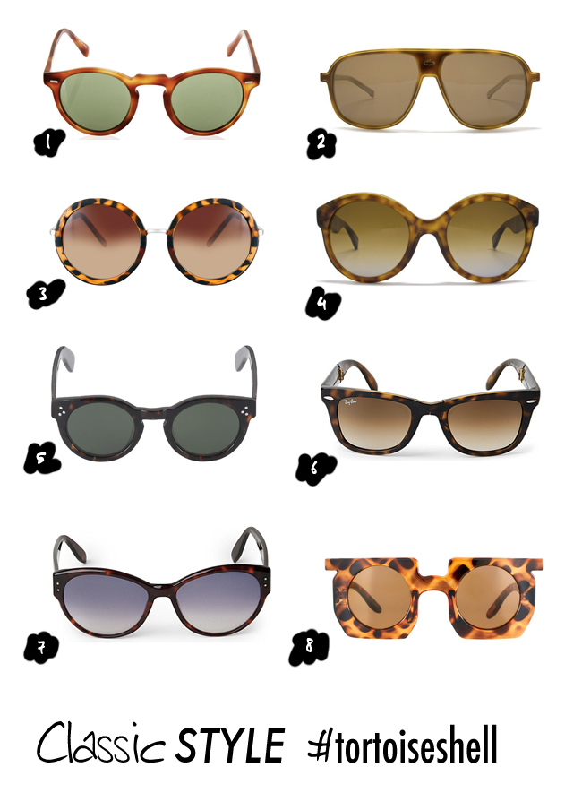 Classic Style // Tortoiseshell Sunglasses - Stylonylon